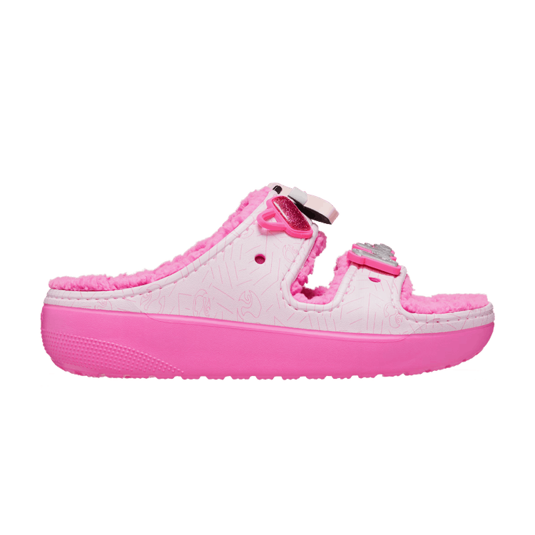 Buy Barbie x Classic Cozzzy Sandal 'Electric Pink' - 208883 6QQ | GOAT