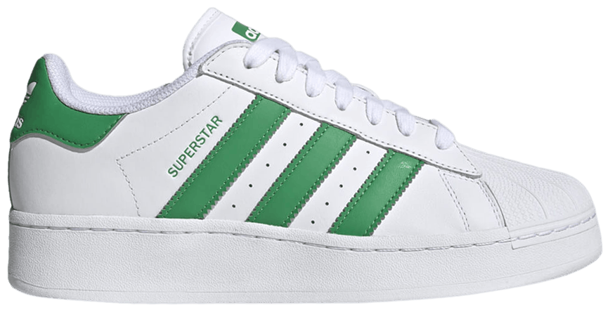 Buy Adidas Superstar XLG 'White Green' - IF8069 | GOAT