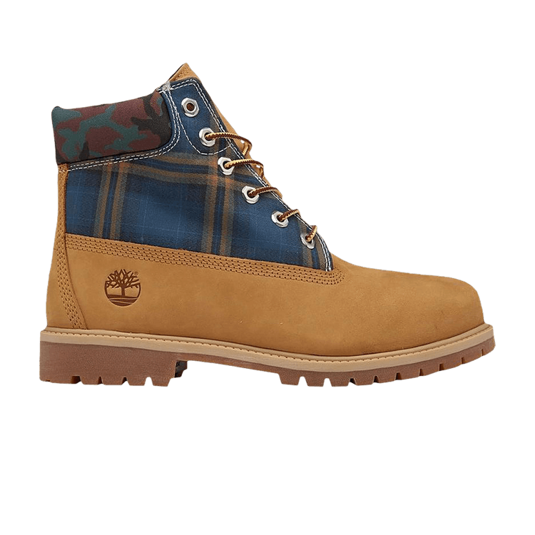 Buy 6 Inch Heritage Boot Junior 'Camo Plaid - Wheat' - TB0A5RZ2 231 | GOAT
