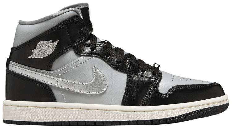 Buy Wmns Air Jordan 1 Mid SE 'Black Chrome' - FB9892 002 - Black | GOAT