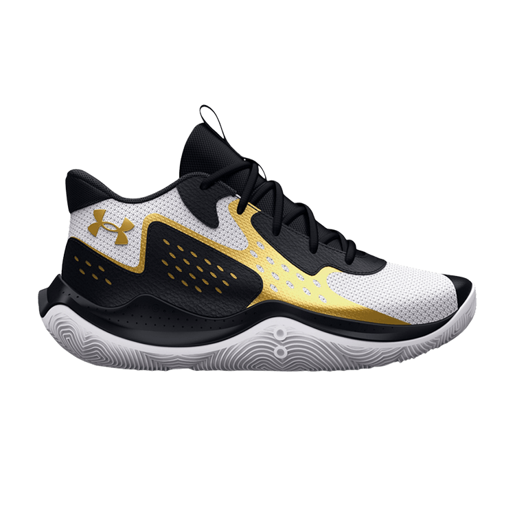 Buy Under Armour Jet '23 GS 'White Black Gold' - 3026635 100 | GOAT