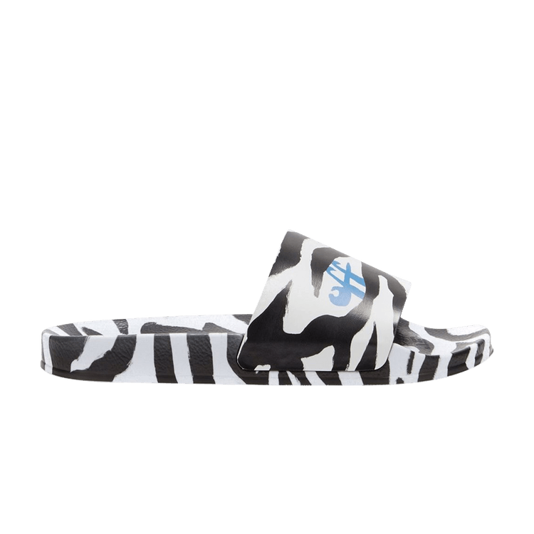 Buy Off-White Wmns Pool Sliders 'Zebra' - OWIC004S22MAT001 1001 | GOAT