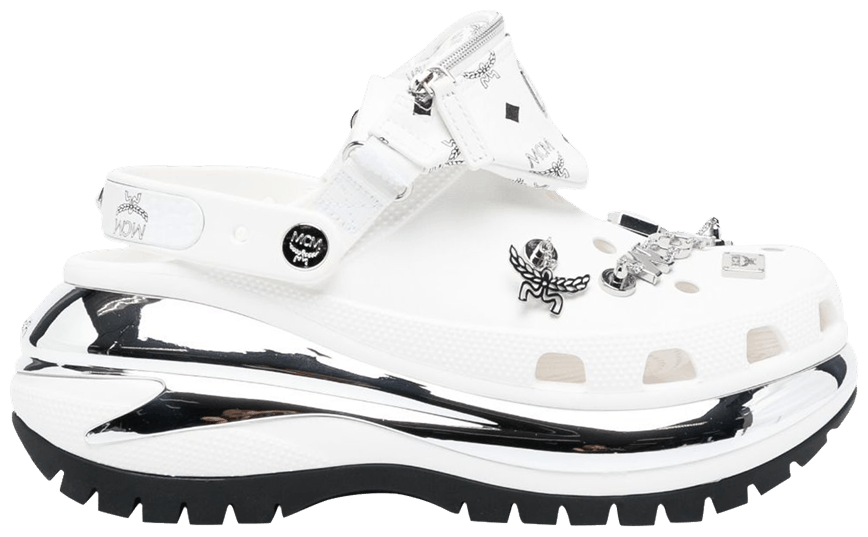 Buy MCM x Crocs Mega Crush Clog 'Belt Bag Bracelet - White' - 209357 ...