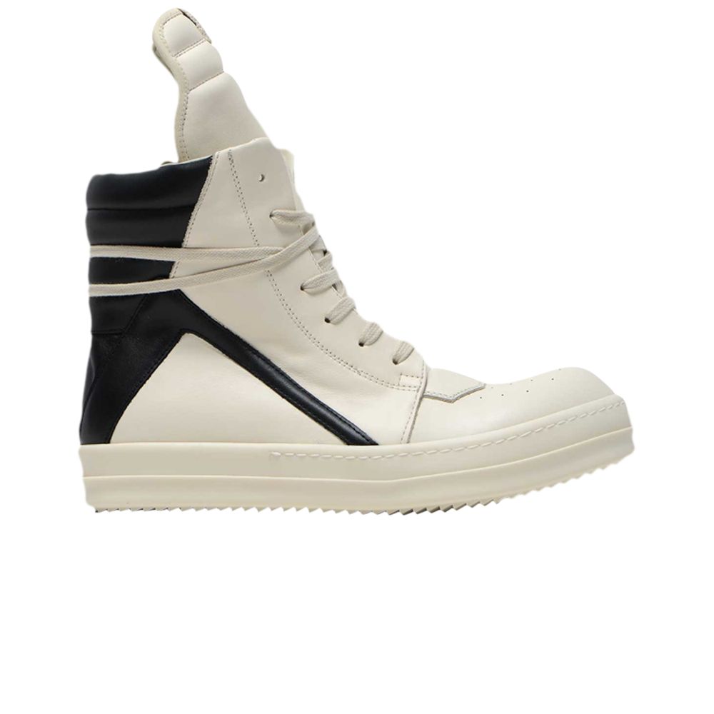 Pre-owned Rick Owens Luxor Geobasket High 'milk Black' | Cream | Men's ...
