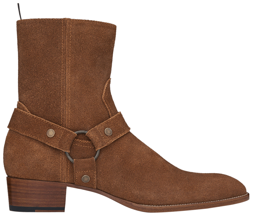 Buy Saint Laurent Wyatt Harness Boot 'Nut' - 443190 BPN00 5710 | GOAT