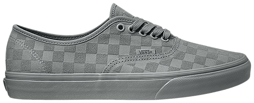 Buy Vans Authentic 'Mono Checkerboard - Grey' - VN000CRQGRY | GOAT