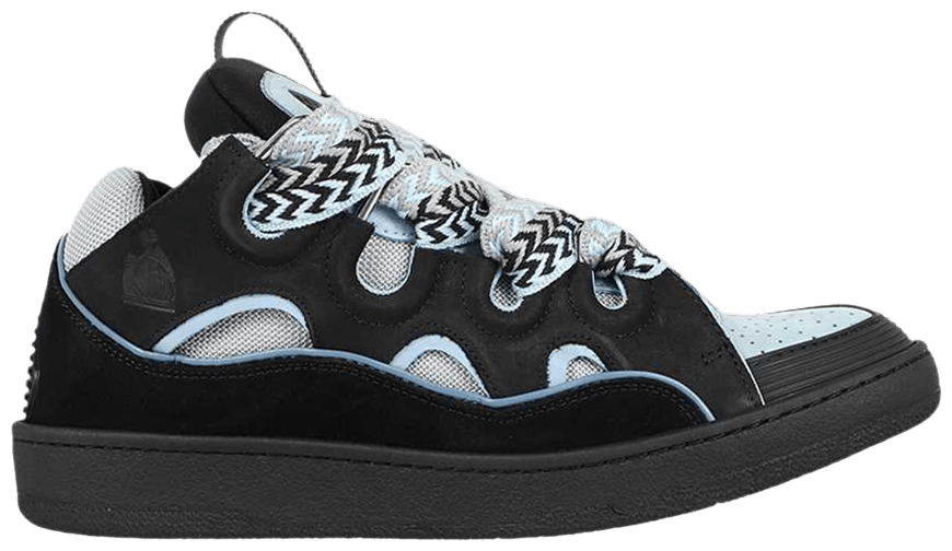 Buy Lanvin Curb Sneakers 'Black Light Blue' - FM SKRK11 DWSL P221020 | GOAT