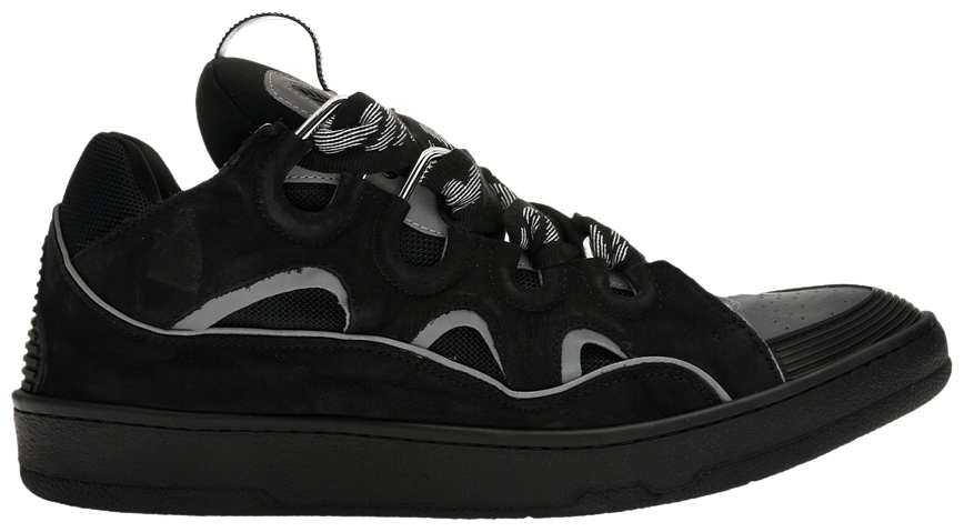 Buy Lanvin Curb Sneakers 'Black Grey' - FM SKRK11 REFL P2210 | GOAT