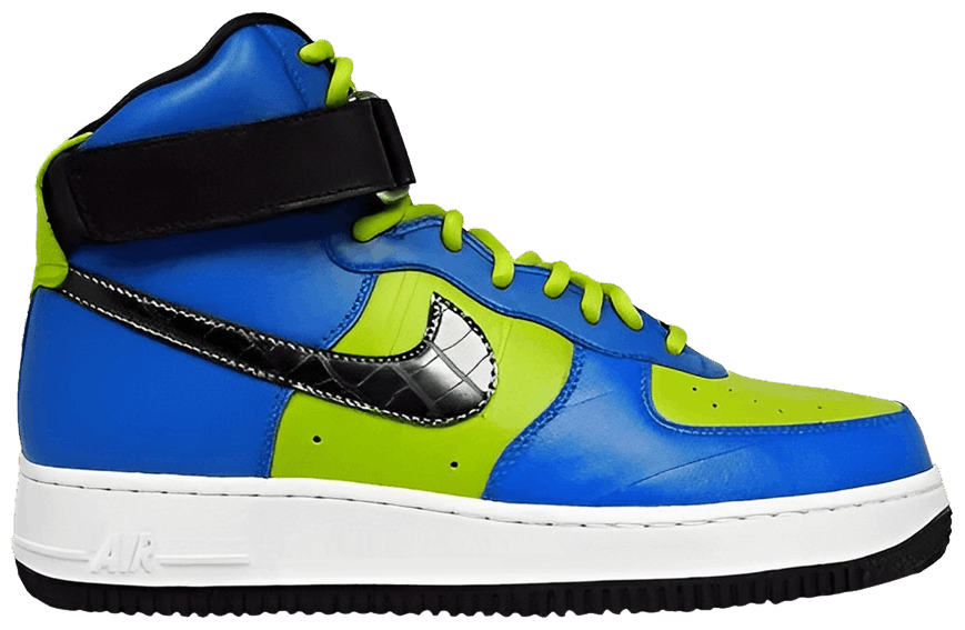 Buy Nike Air Force 1 High Premium ZF 'Blue Bright Cactus' - 349384 301 ...