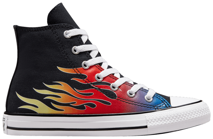 Buy Converse Chuck Taylor All Star High GS 'Cars - Flames' - A04715F | GOAT