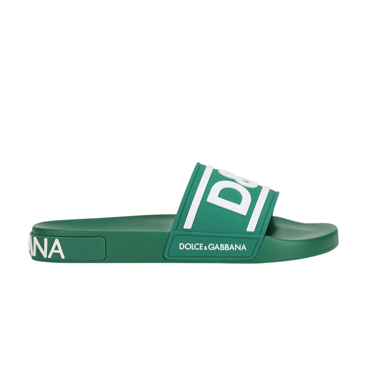 Buy Dolce & Gabbana Slides 'Green' - CS1991 AQ858 8B605 | GOAT