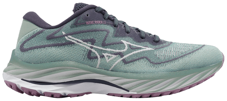 Buy Mizuno Wmns Wave Rider 27 SSW 'Blue Surf' - J1GD237524 | GOAT