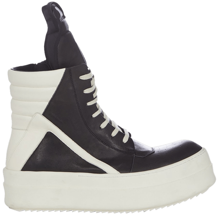 Buy Rick Owens Luxor Runway Mega Bumper Geobasket High 'Black Milk ...