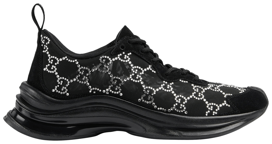 Buy Gucci Wmns Run Sneaker 'GG Crystal - Black' - 758088 FACG4 1099 | GOAT