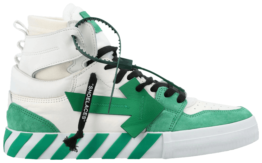 Buy Off-White Vulc Sneaker High 'White Green Black' - OMIA225S22LEA001 ...