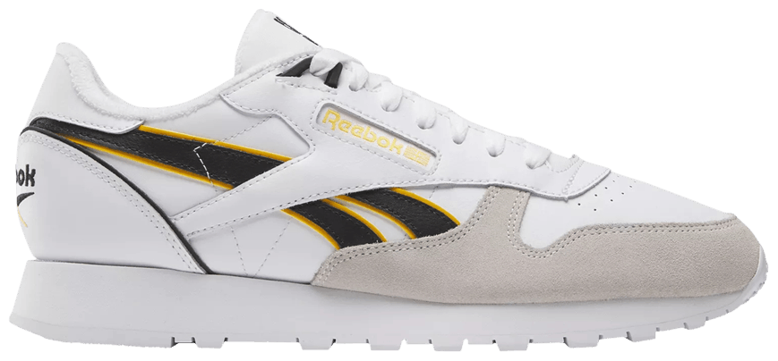 Buy Reebok Classic Leather 'White Black Yellow' - 100032760 | GOAT