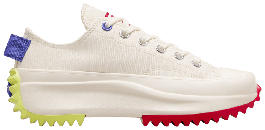 Buy Converse Run Star Hike Platform Low 'Egret Blue Flame Red ...