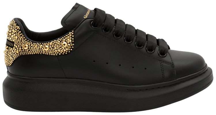 Buy Alexander McQueen Oversized Sneaker 'Black Gold Crystal Buy Alexander McQueen Oversized Sneaker 'Black Gold Crystal