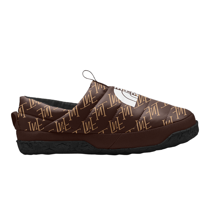 Buy The North Face Wmns Nuptse Mule 'Coal Brown Monogram Print ...