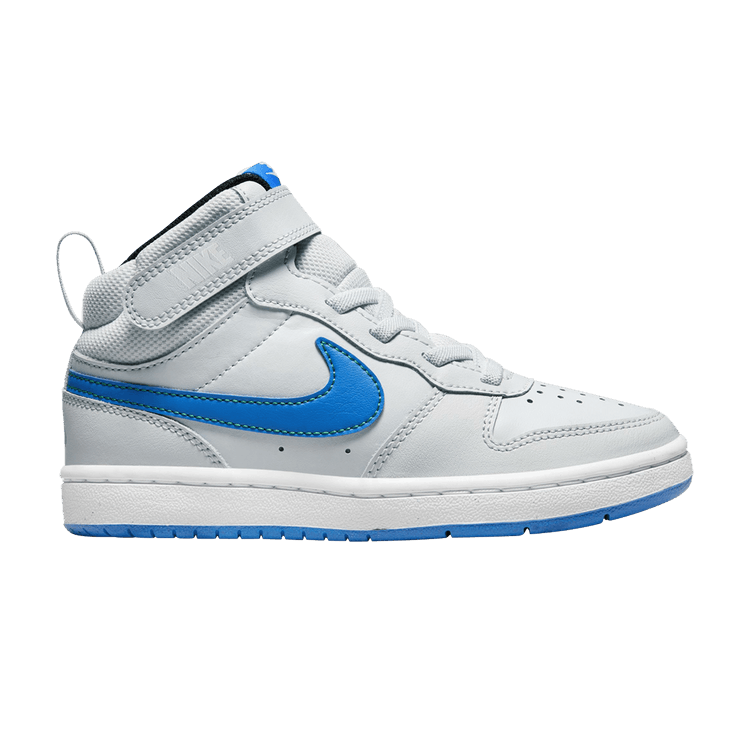 Buy Nike Court Borough Mid 2 PS 'Pure Platinum Photo Blue' - CD7783 012 ...