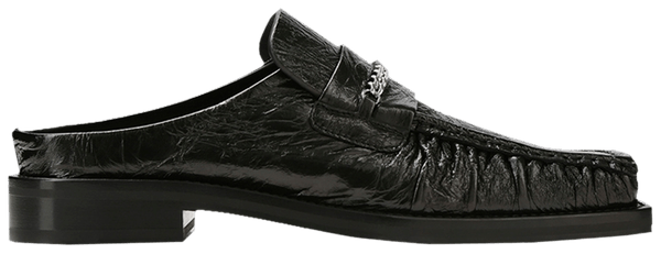 Buy Martine Rose Square Toe Mule 'Black' - CMRAW23 1039 | GOAT