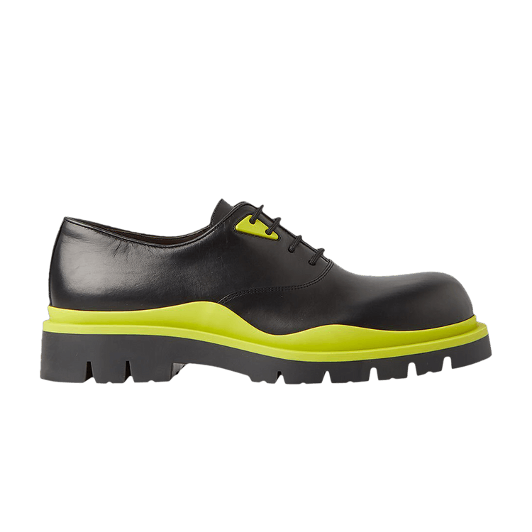 Buy Bottega Veneta Tire Lace-Up 'Black Kiwi' - 667073 VBS50 1325 | GOAT