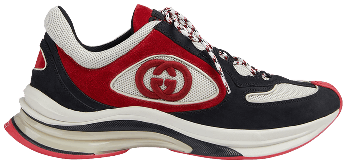 Buy Gucci Run Sneaker 'Black White Red' - 749785 AACSK 1073 | GOAT