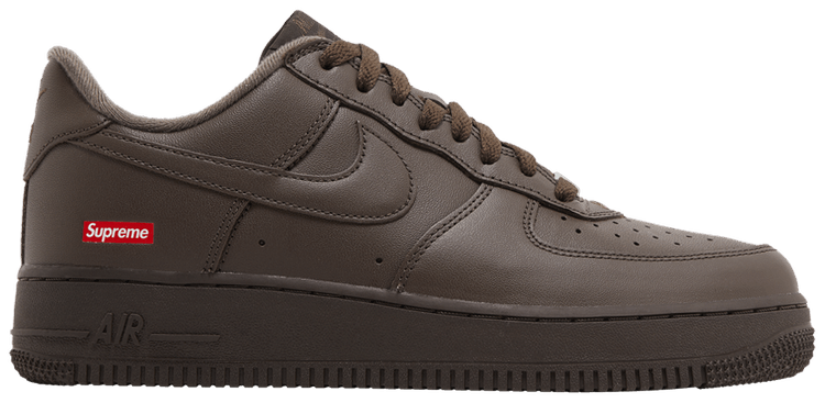 Buy Supreme x Air Force 1 Low 'Box Logo - Baroque Brown' - CU9225 200 | GOAT UK
