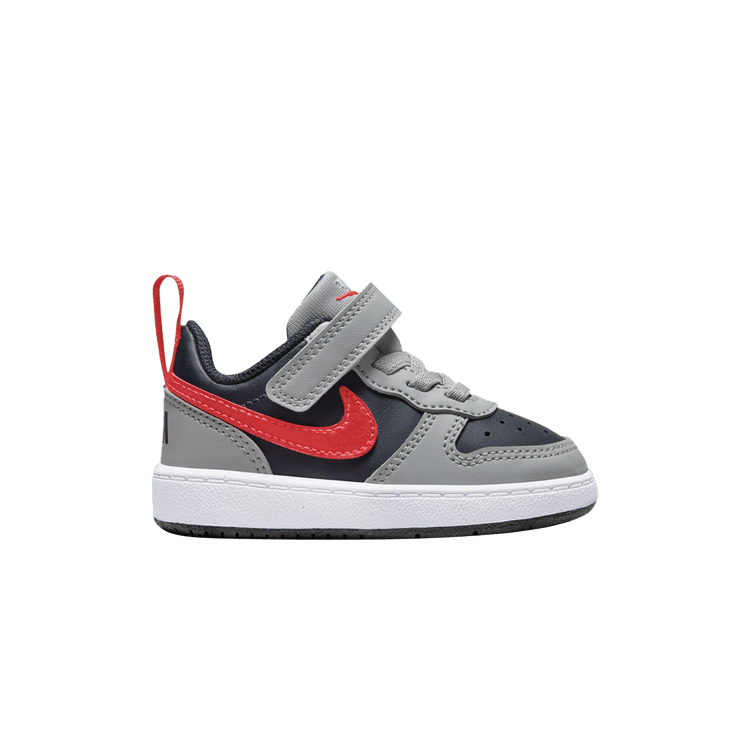 Buy Nike Court Borough Low Recraft TD 'Light Smoke Grey Bright Crimson ...