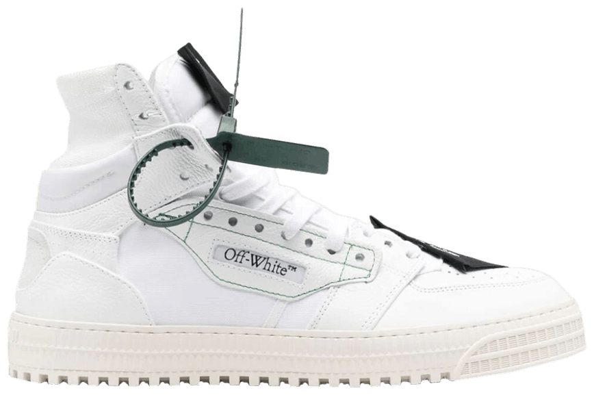 Buy Off-White Off-Court 3.0 High 'White Black Green' - OMIA065C99LEA004 ...