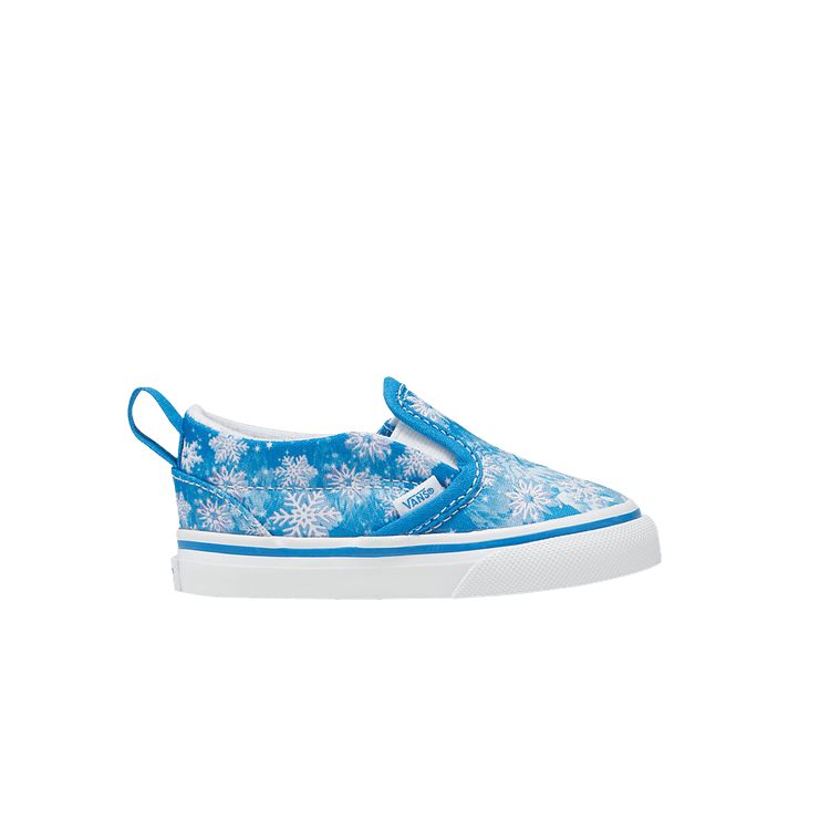 Buy Vans Slip-On V Toddler 'Snowflakes - Winter Wonderland Blue ...