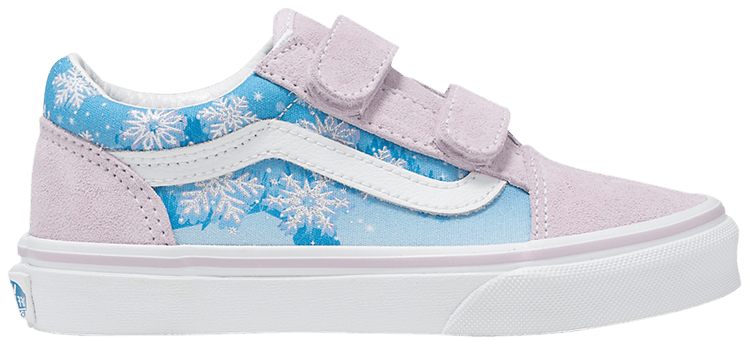 Buy Vans Slip-On V Kids 'Snowflakes - Winter Wonderland Blue ...