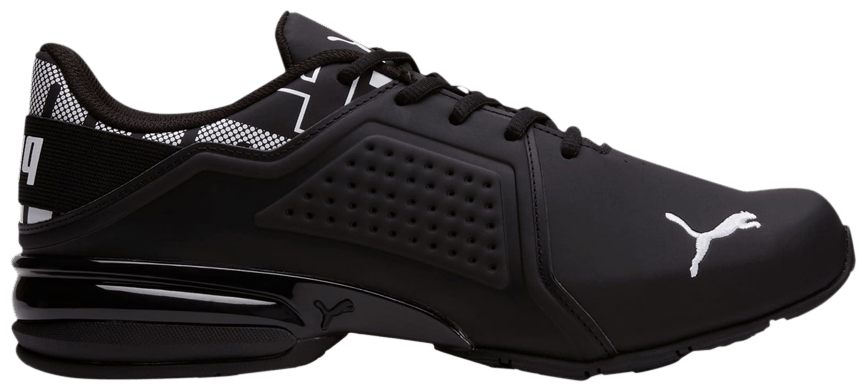 Buy Puma Viz Runner Repeat Wide 'Black White' - 377334 02 | GOAT