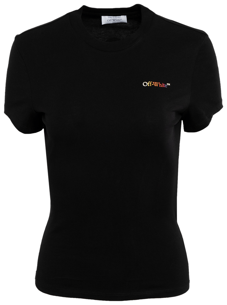 Buy Off-White Circle Moon Fitted Tee 'Black/Multicolor ...