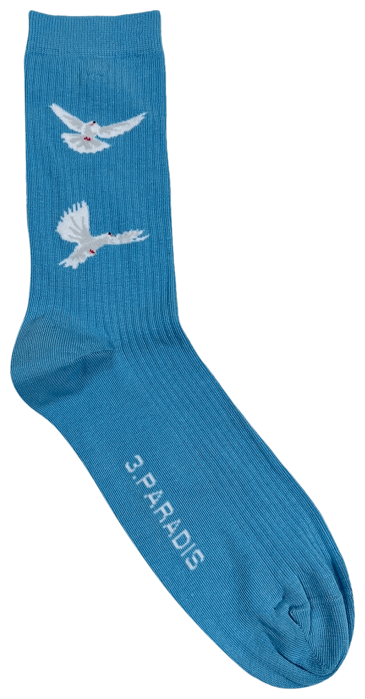 Buy 3.PARADIS Freedom Dove Socks 'Blue' - SS23108 BLUE | GOAT