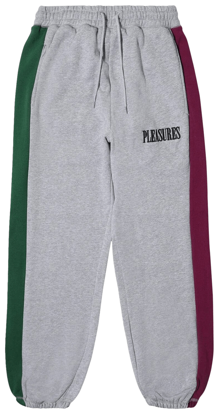Buy Pleasures Split Color Sweatpants 'Grey Heather' - P18F104011 GREY ...