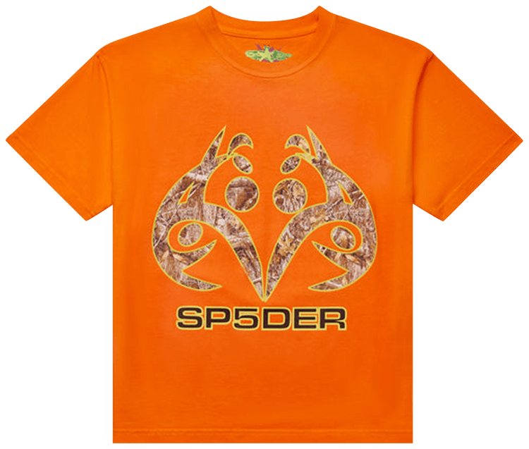 Buy Sp5der Real Tree Tee 'Orange' - SP5 ORNG ATS | GOAT