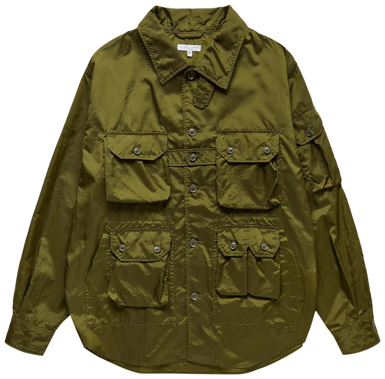 Buy Engineered Garments Explorer Shirt Jacket 'Olive' - 23S1D037 DZ027 ...
