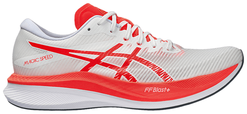 Buy Asics Magic Speed 3 'White Sunrise Red' - 1011B848 100 | GOAT