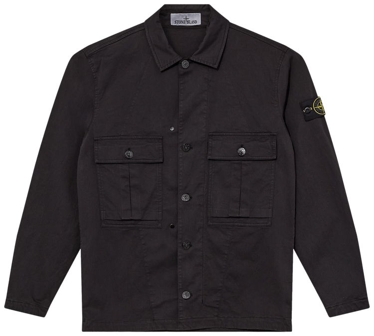 Buy Stone Island Overshirt 'Black' - 791510414 V0029 | GOAT