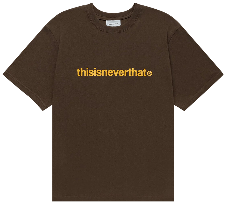 Buy thisisneverthat T-Logo T-Shirt 'Brown' - TN233TTSST01 BROW | GOAT