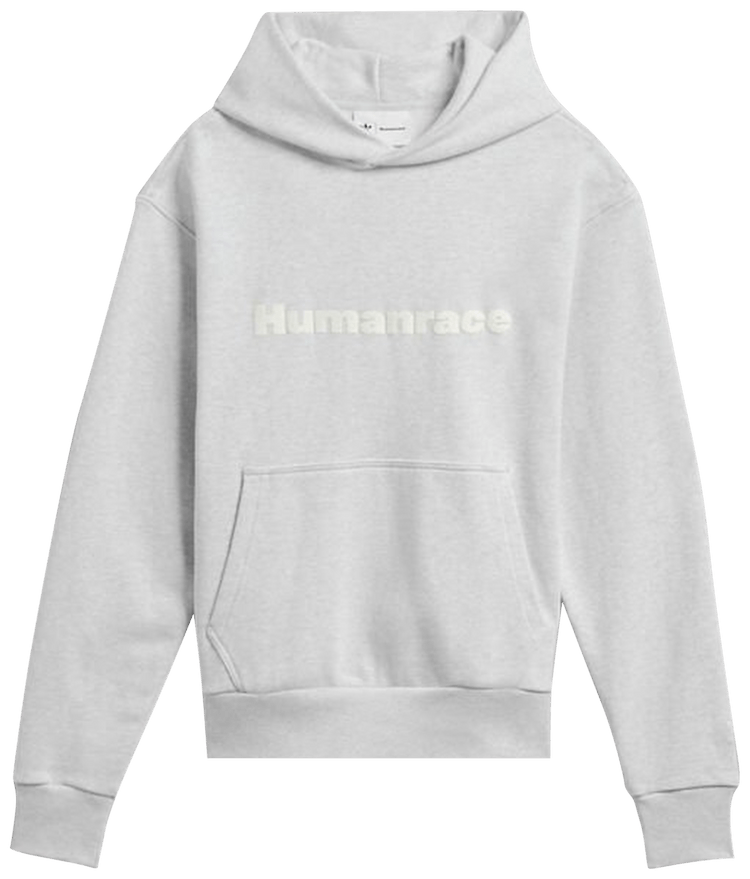 Buy adidas x Pharrell Williams Basics Hoodie 'Light Grey Heather/Light Solid Grey' - HS4819 ...
