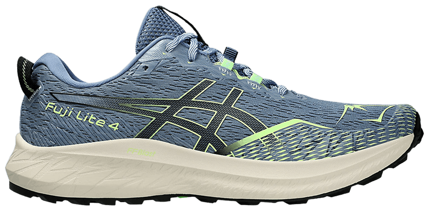 Buy Asics Fuji Lite 4 'Denim Blue Lime' - 1011B698 400 | GOAT