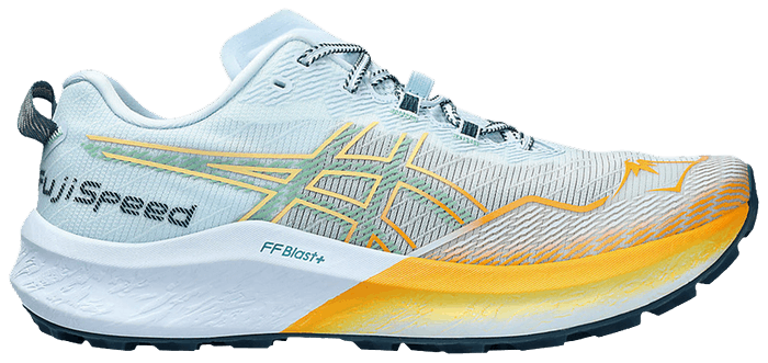 Buy Asics Fuji Speed 2 'Light Blue Bright Orange' - 1011B699 401 | GOAT
