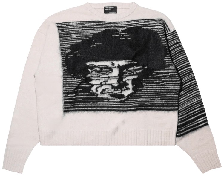 Buy Enfants Riches Déprimés October All Over Crewneck Sweater 'Oat ...