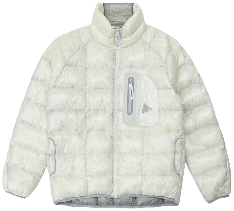Buy And Wander Diamond Stitch Down Jacket 'Off White' - 5743231007 OFF ...