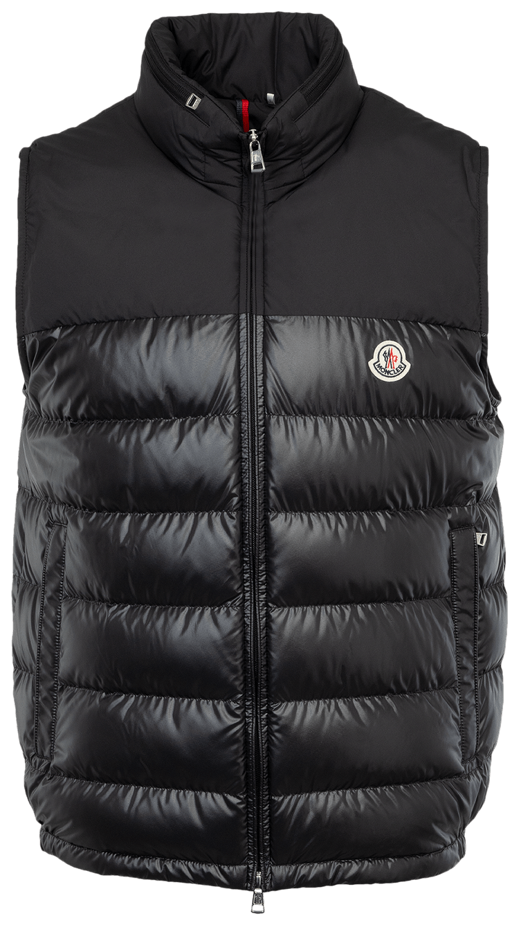 Buy Moncler Cerces Vest 'Black' - 1A000 58 595ZJ 999 | GOAT