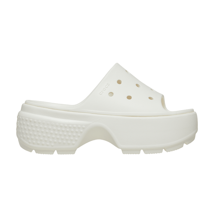 Buy Crocs Stomp Slide 'Chalk' - 209346 0WV | GOAT
