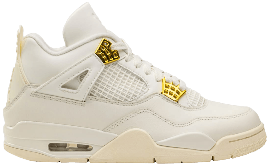 Buy Wmns Air Jordan 4 Retro 'Metallic Gold' - AQ9129 170 | GOAT