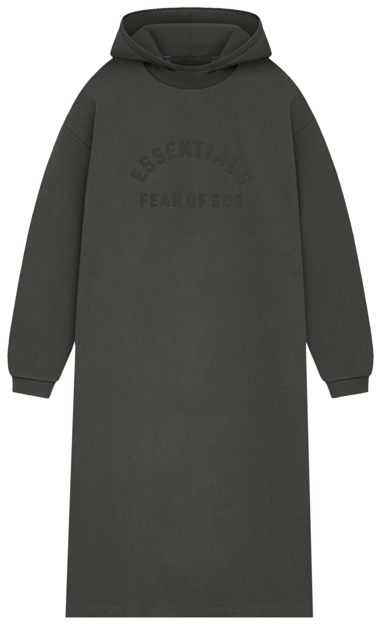 Buy Fear of God Essentials Nylon Fleece Hooded Dress 'Ink/Ink ...